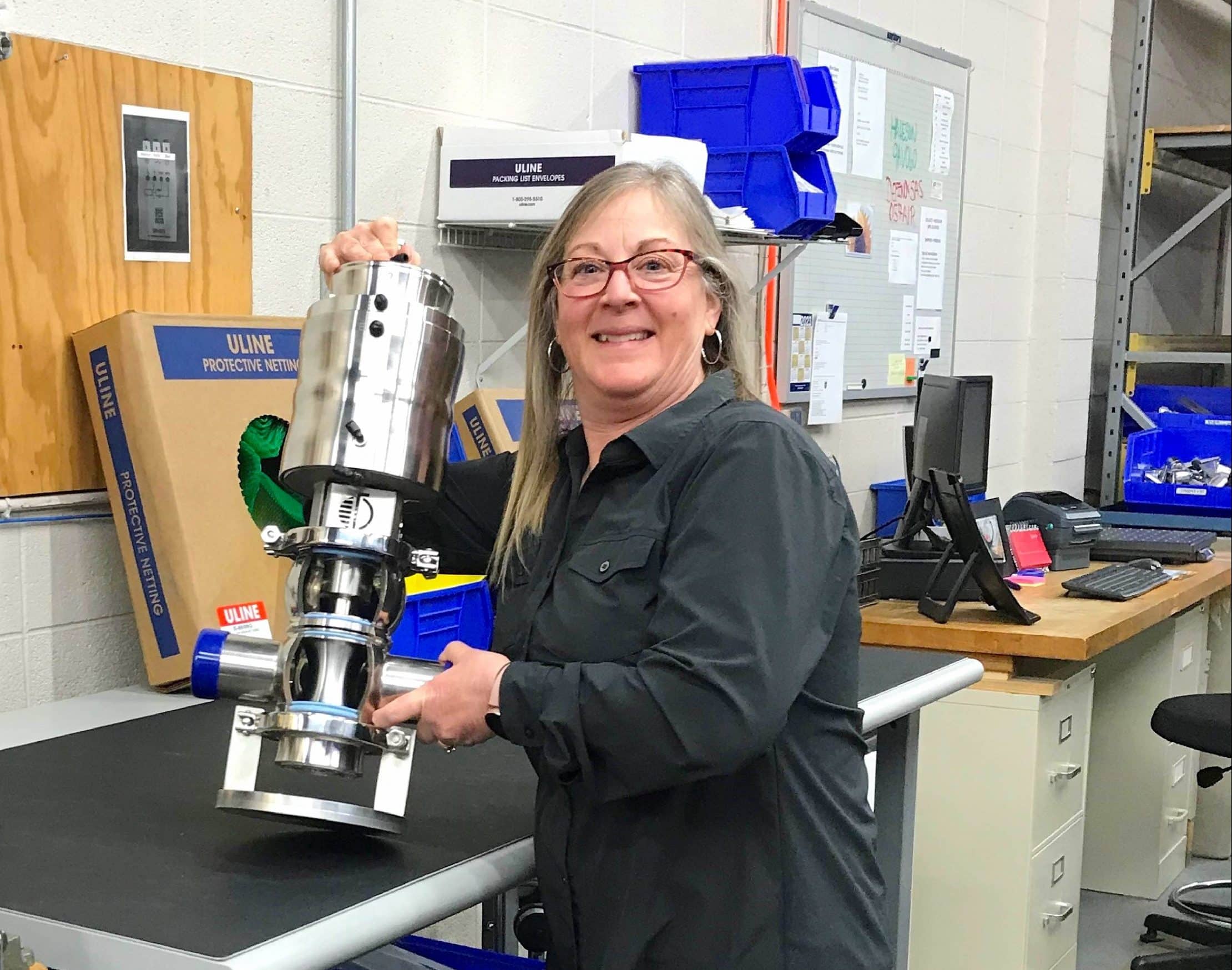 La vanne anti-mélange VEOX PMO par Nancy Brownell Gay - Definox