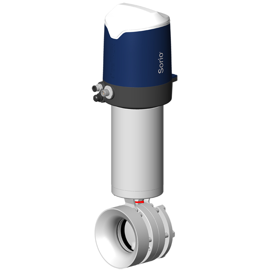 Flush butterfly valve - Definox EN