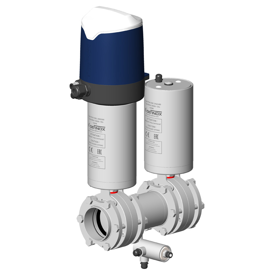 DPAX DE double sealing butterfly valve - Definox EN