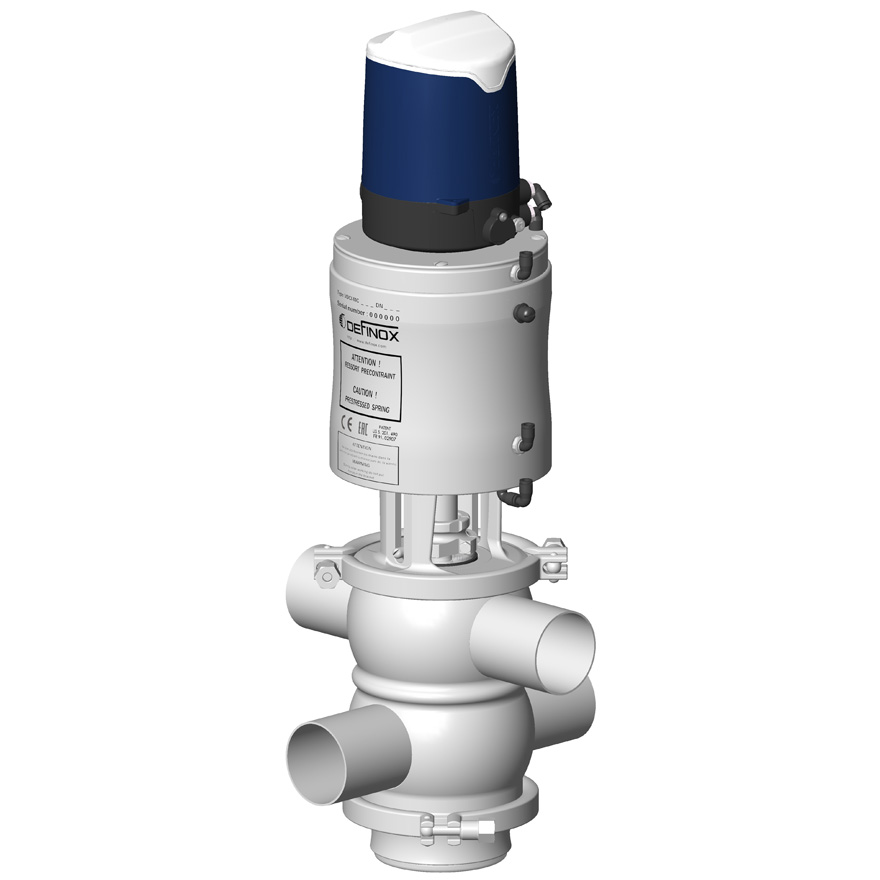 DCX3 single sealing shut-off valve - Definox EN